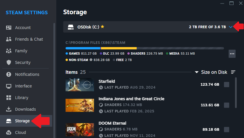How do I add an additional drive to install games on Steam? - Bethesda ...