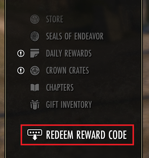 What Is A Reward Code And How Do I Redeem It Bethesda Support