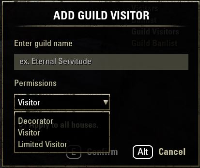 How do I allow my friends and guildmates to furnish my house in The ...