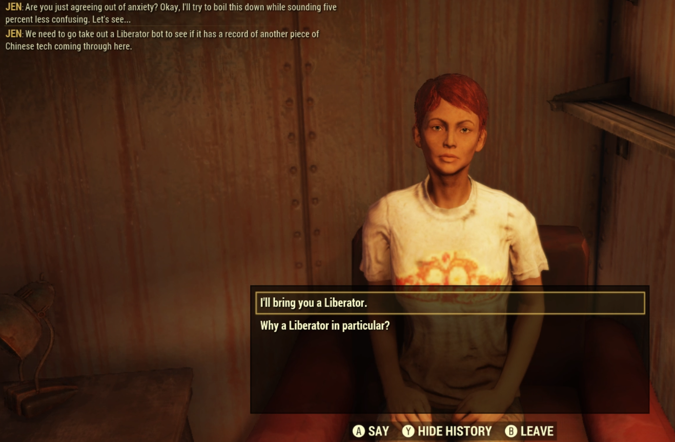 "Invisible Ties" - Quest - Fallout 76 - Bethesda Support