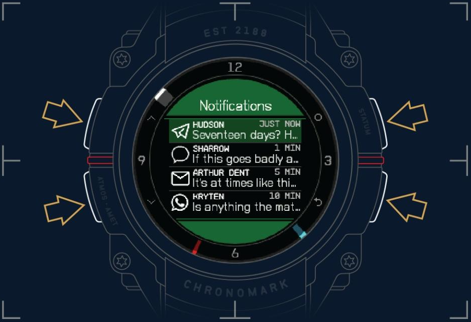 Using the LPV6 Watch - Instruction Manual - Chronomark Watch - Bethesda ...