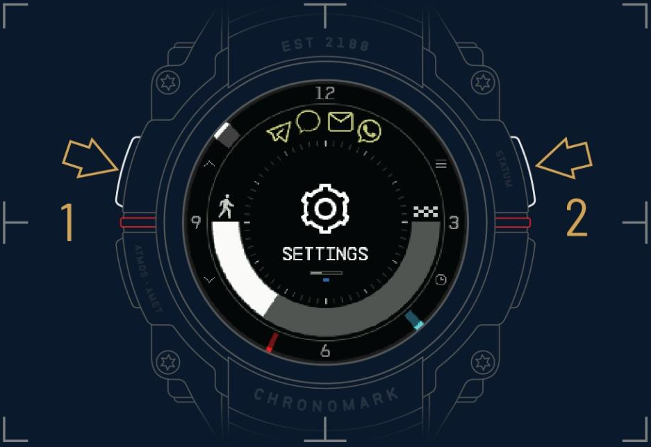 Instruction Manual - Chronomark Watch - Bethesda Support