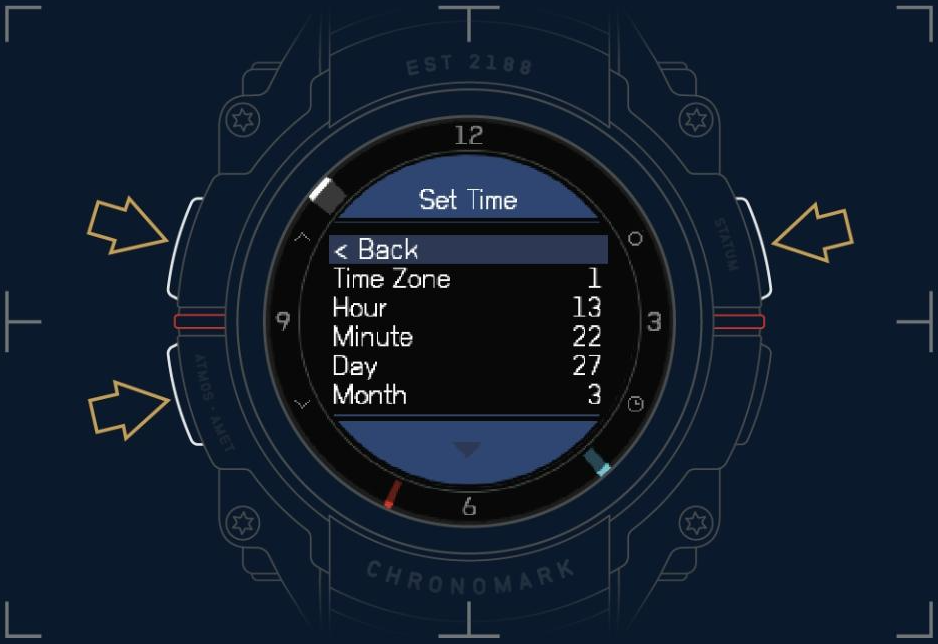 Using the LPV6 Watch - Instruction Manual - Chronomark Watch - Bethesda ...