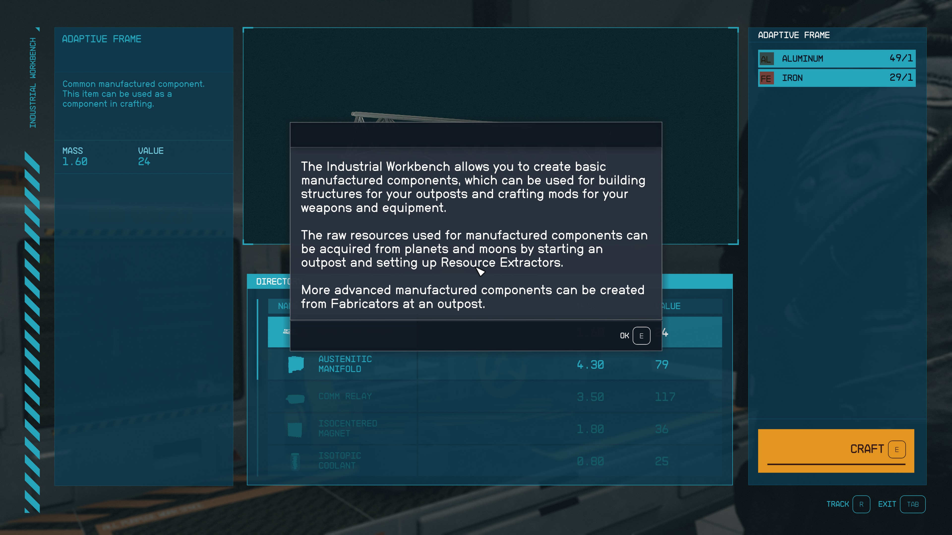 Industrial Workbench - Starfield - Bethesda Support