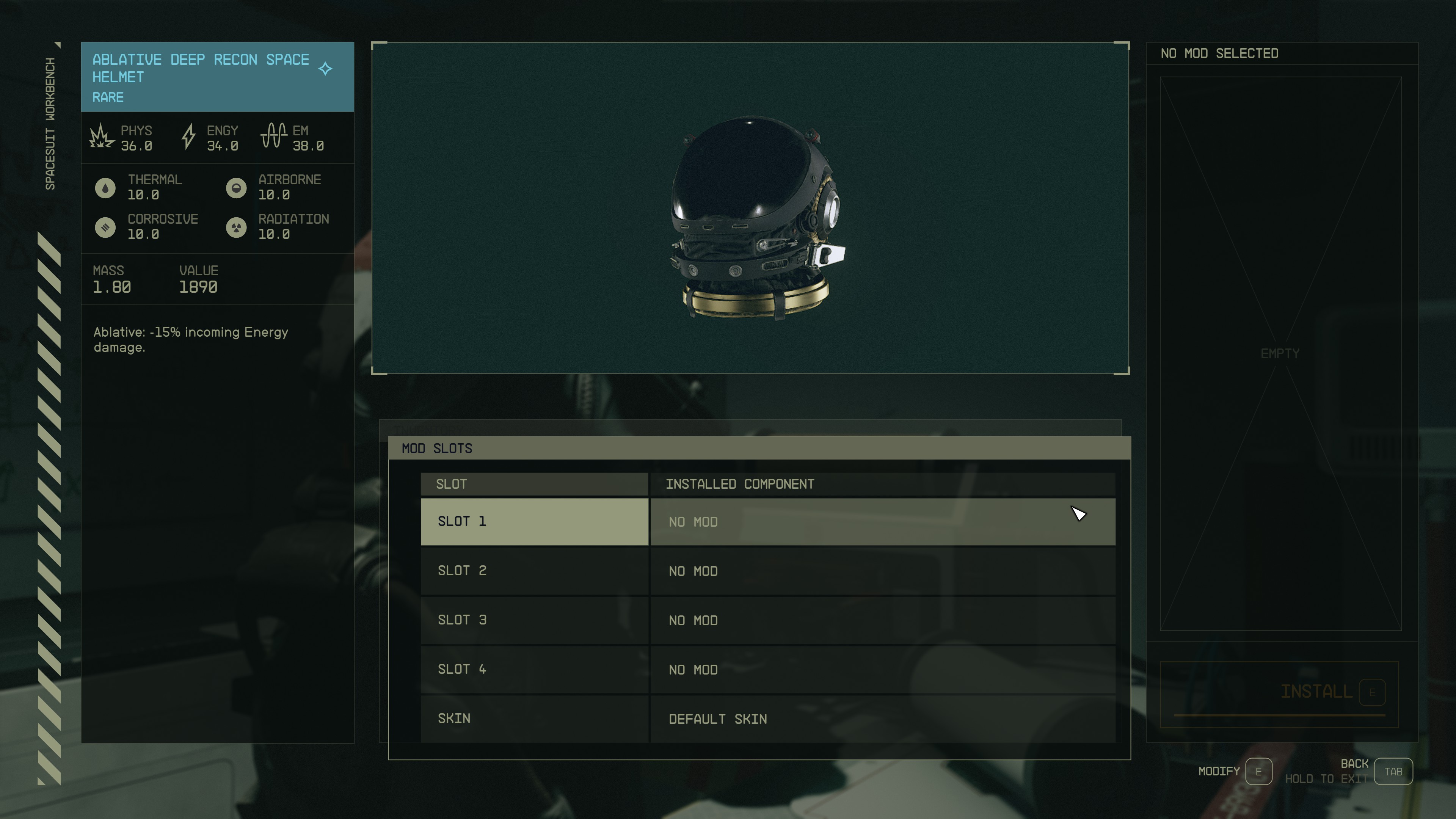 Spacesuit Workbench - Starfield - Bethesda Support