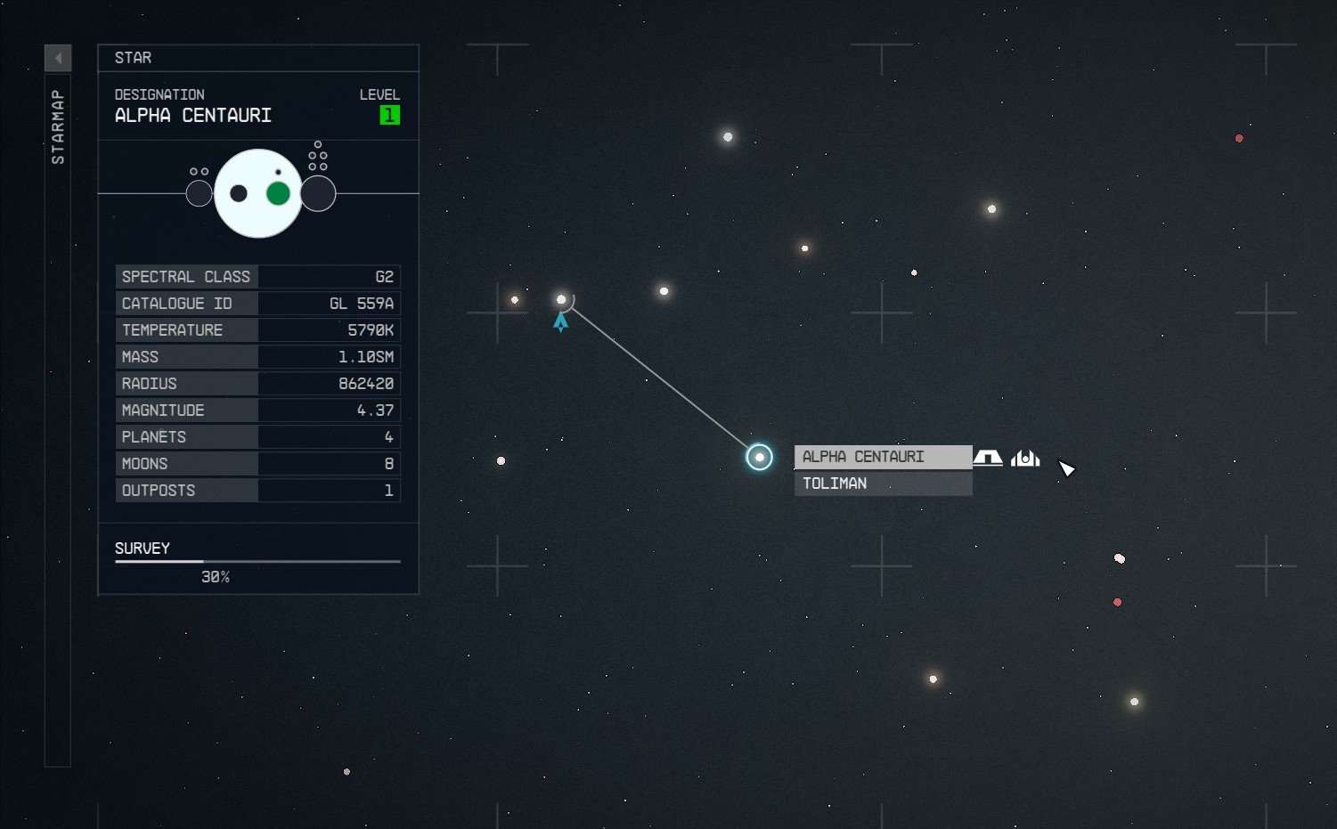 Map Of Discovered Planets