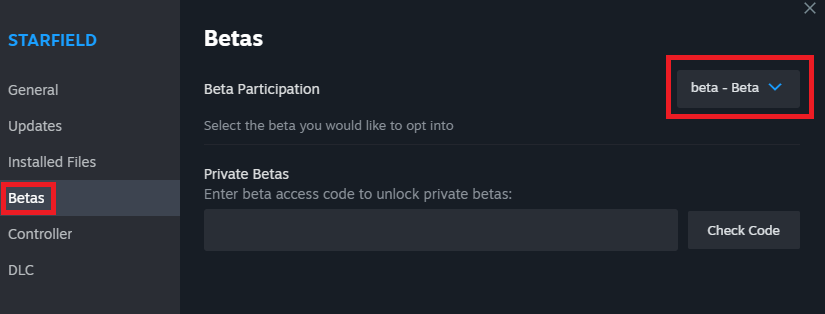 How do I join Starfield's Steam Beta? - Bethesda Support