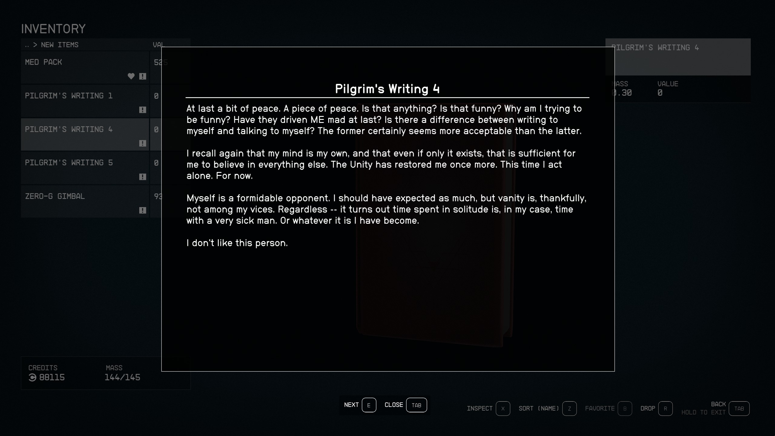 Unity - Main Mission - Starfield - Bethesda Support