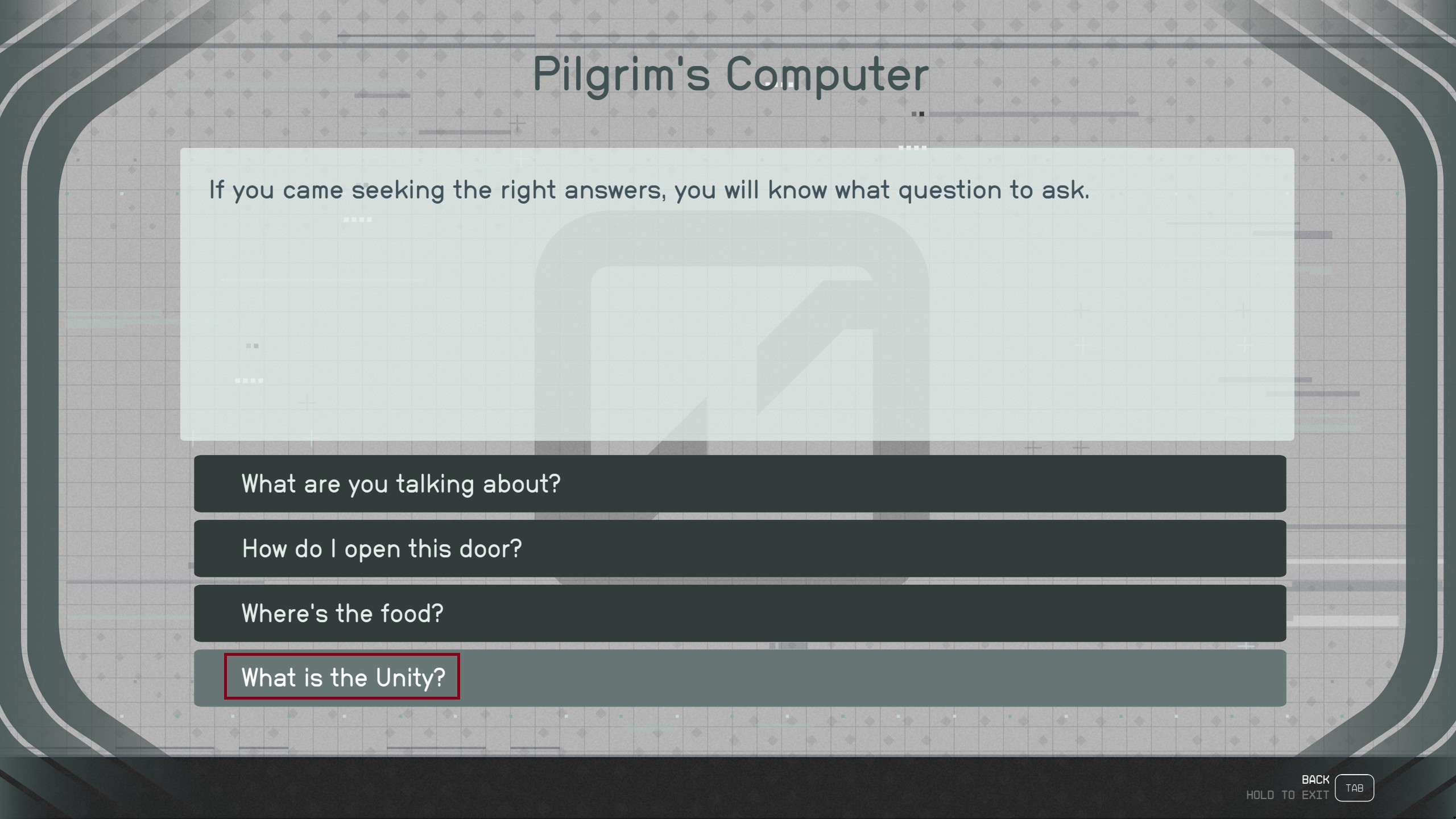 Unity - Main Mission - Starfield - Bethesda Support